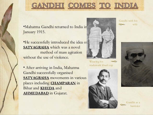 Non-Cooperation Movement and Mahatma Gandhi