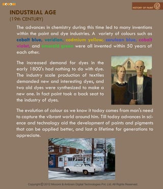History of Paint – Mocomi.com