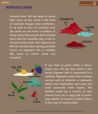 History of Paint – Mocomi.com