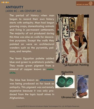 History of Paint – Mocomi.com