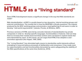 Taking a glance at the history of HTML5 | PDF