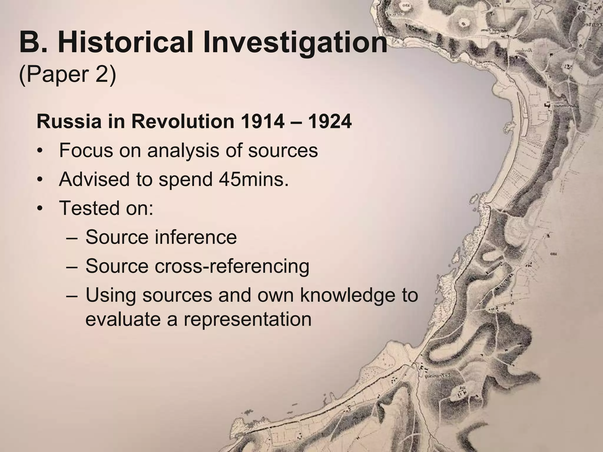 History IGCSE Course Introduction | PPTX