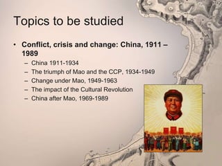History IGCSE Course Introduction | PPTX