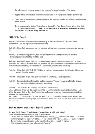 History IGCSE Tips | PDF