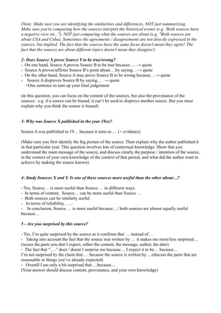 History IGCSE Tips | PDF