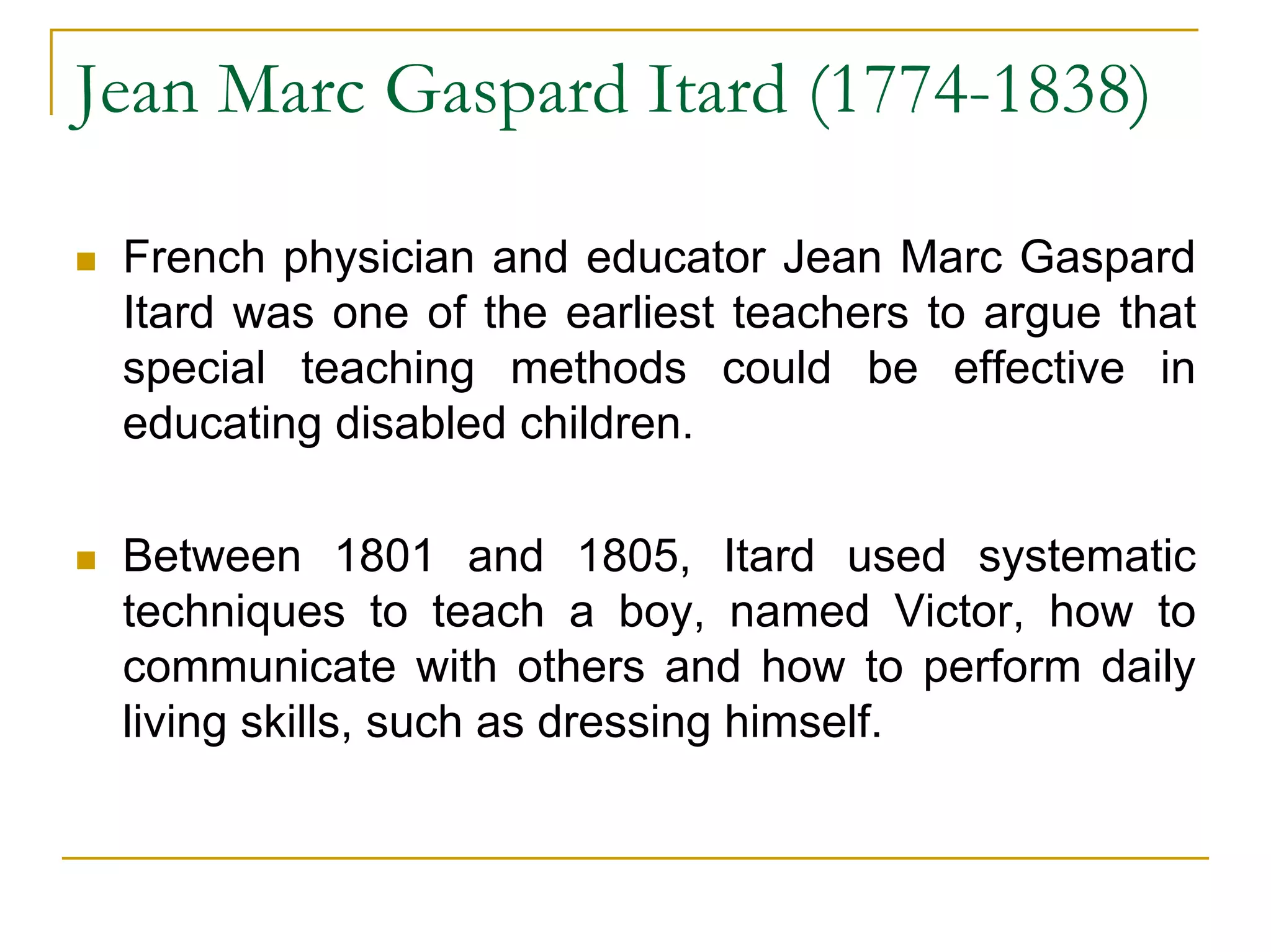 History inclusive education | PDF