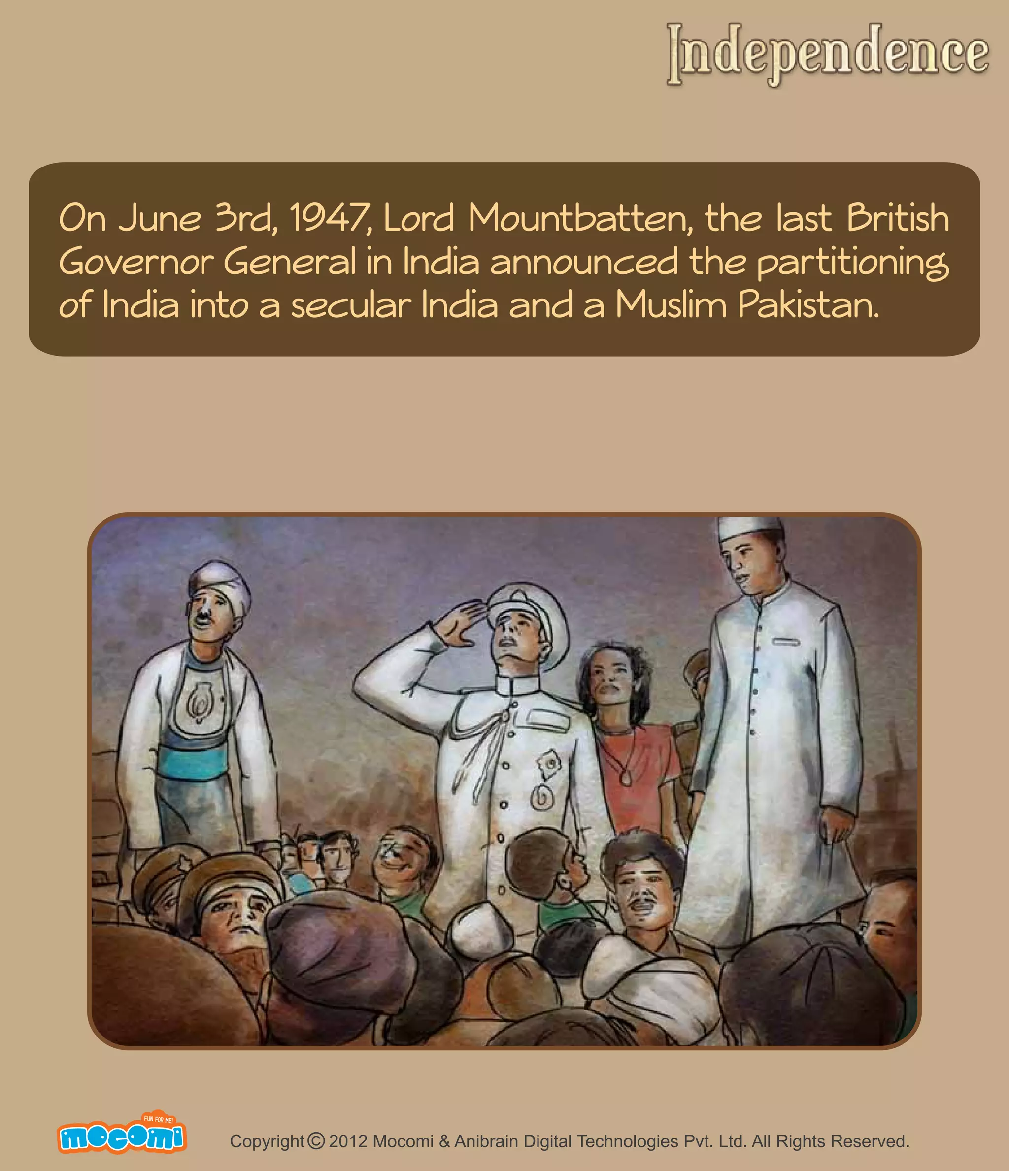 Indian Independence - History – Mocomi.com
