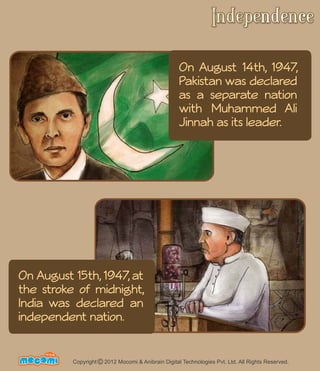 Indian Independence - History – Mocomi.com
