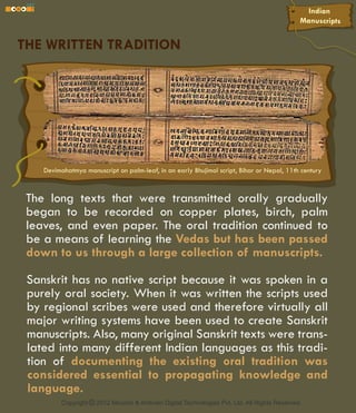 Indian Manuscripts – Mocomi.com