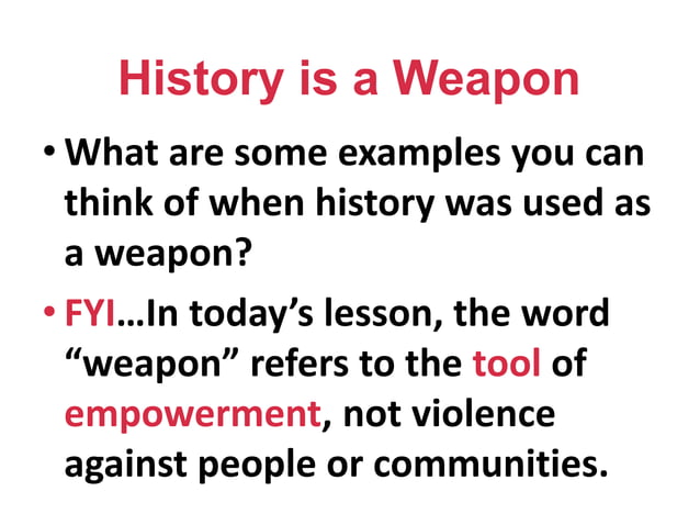 History is cool... | PPTX