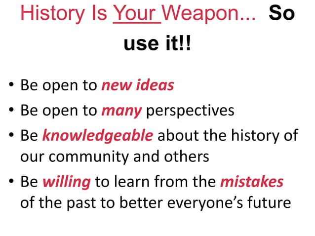 History is cool... | PPTX