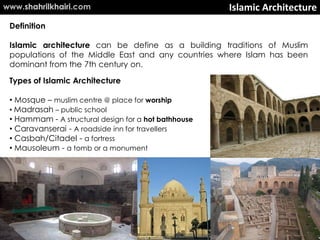 Ancient Islamic Architecture