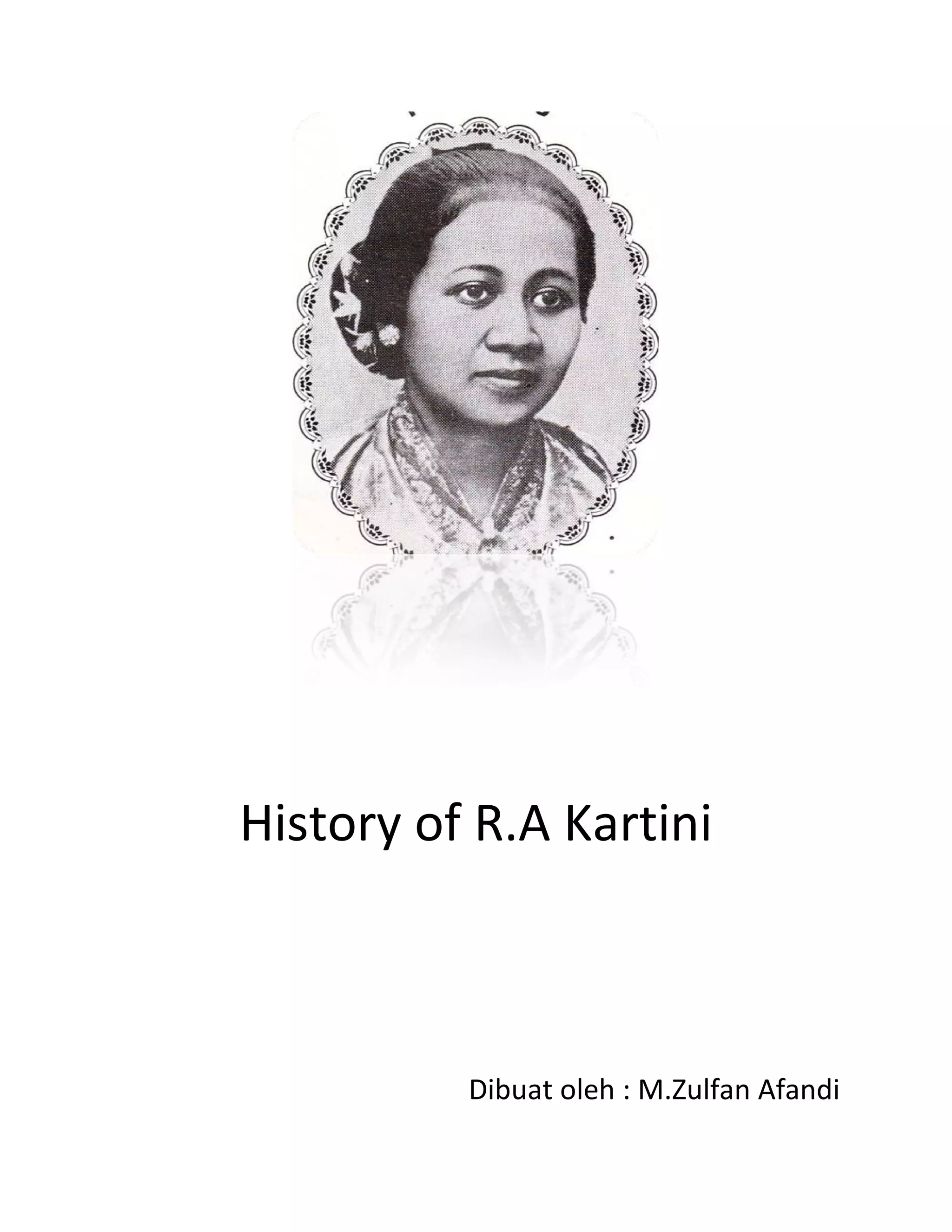 History kartini (zulfan) | PDF