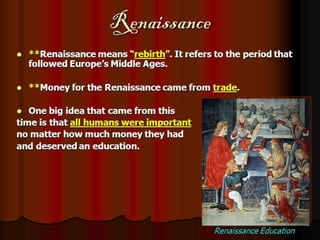 History Impact of renaissance ppt | PPTX