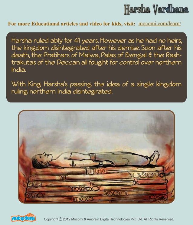 King Harshavardhana - Kings of India – Mocomi.com | Hinduism | Religion ...