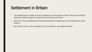 History Lec II.pptx (Anglo-Saxon/Dark Age) | PPT