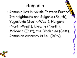 History Lesson about Romania | PPT | Europe Travel | Travel Locations