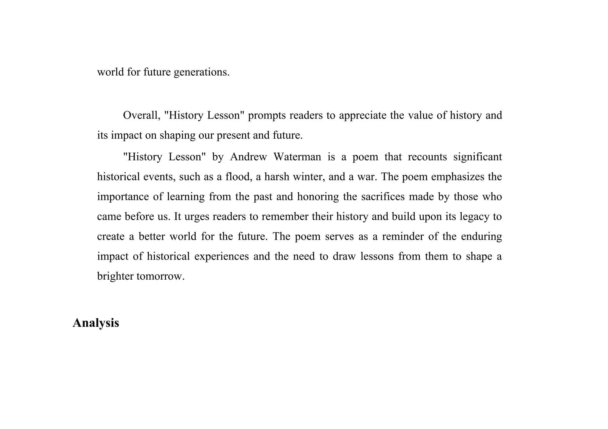 History Lesson poem from collection of River Wensum -- Andrew Waterman.pdf