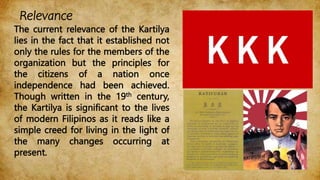History Lesson 5 & 6 KARTILYA NG KATIPUNAN & PROCLAMATION OF PHILIPPINE ...