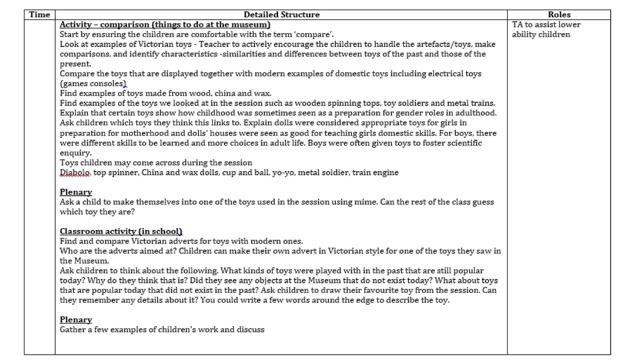 History lesson plans ppt | PPTX