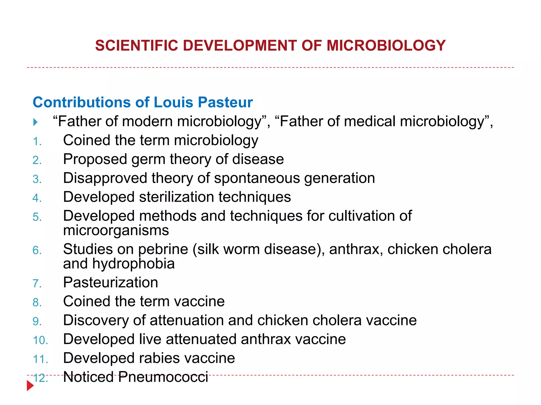 HISTORY & DEVELOPMENT OF MEDICAL MICROBIOLOGY | PPTX