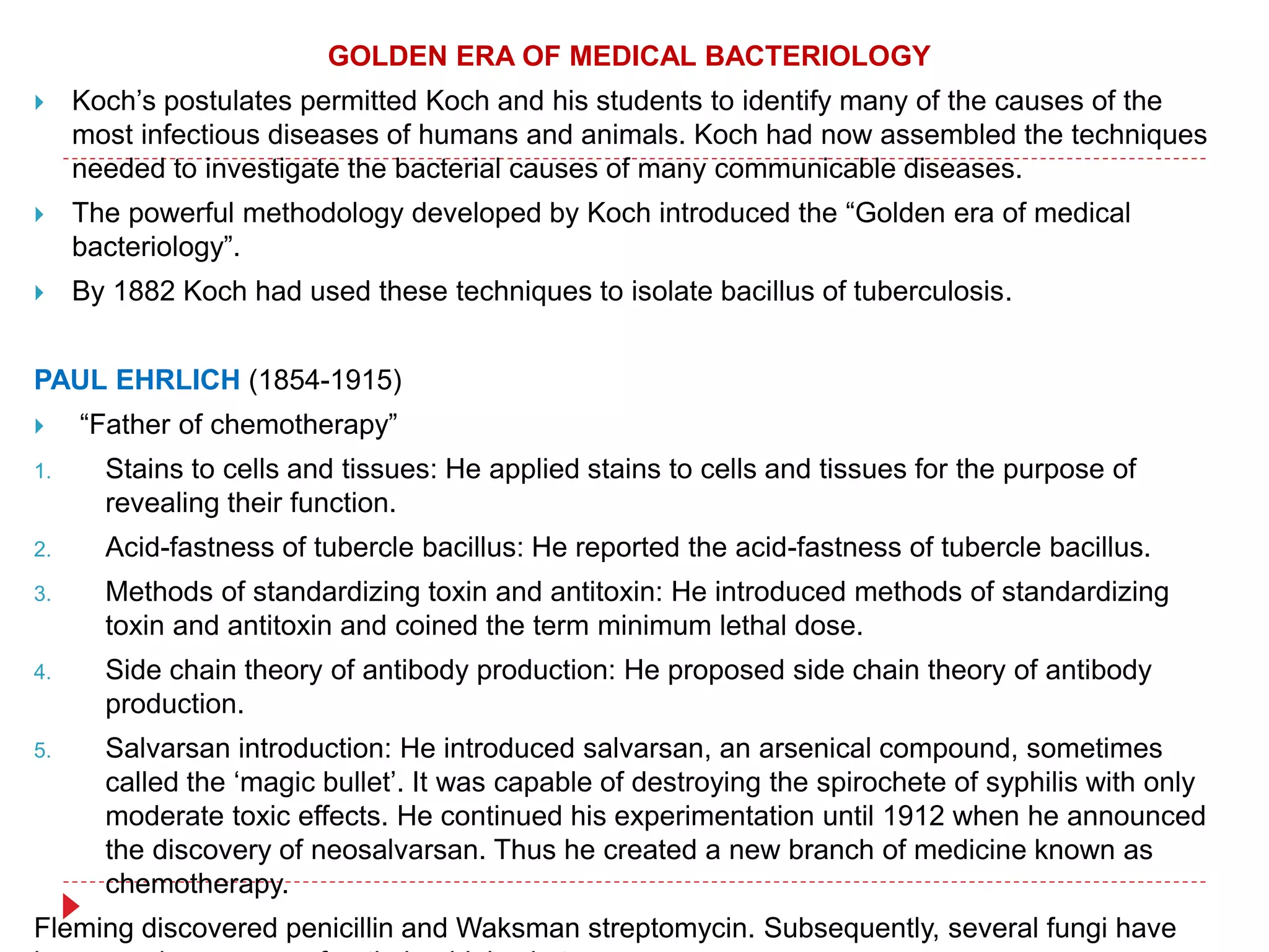 HISTORY & DEVELOPMENT OF MEDICAL MICROBIOLOGY | PPTX