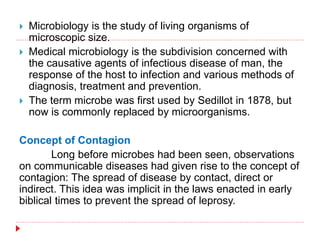 HISTORY & DEVELOPMENT OF MEDICAL MICROBIOLOGY | PPTX