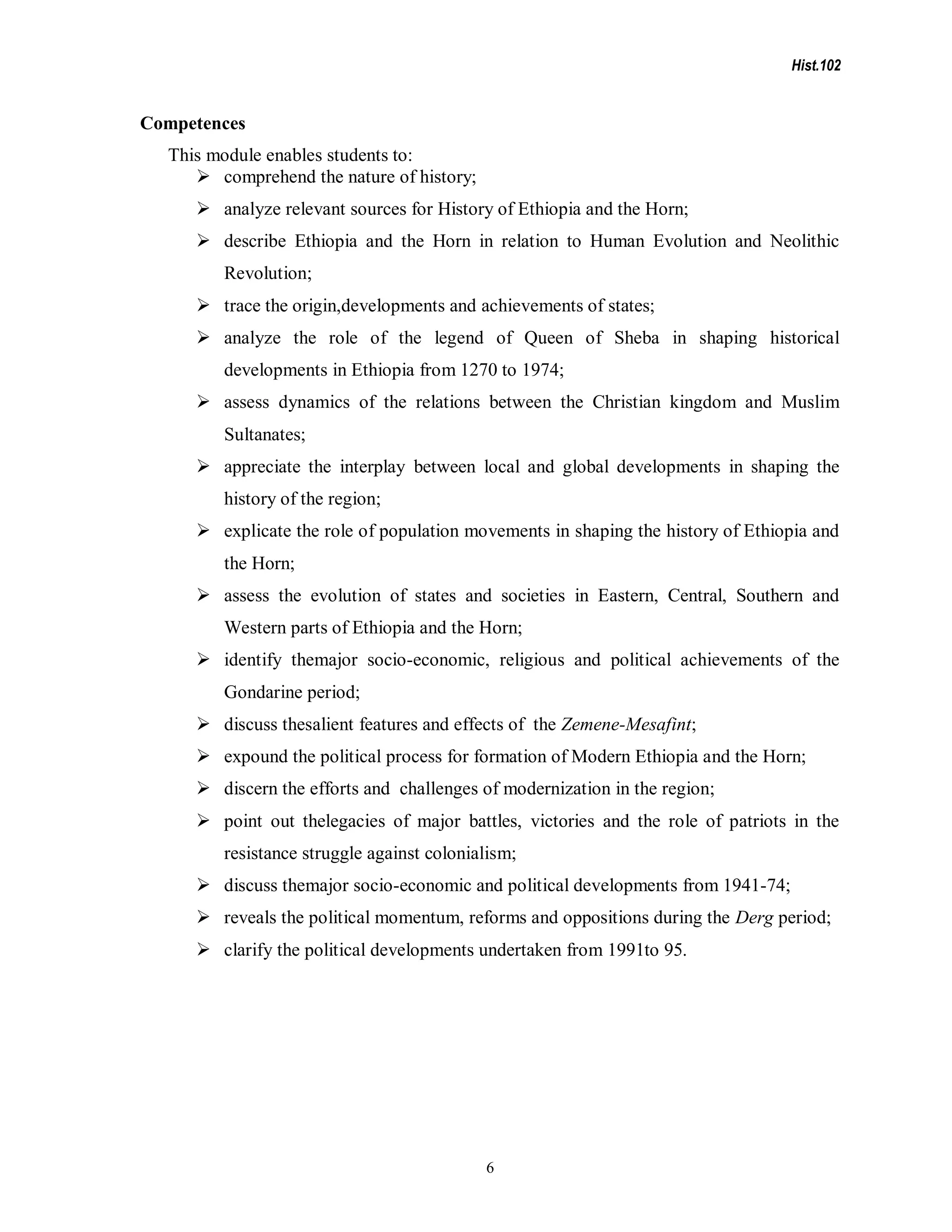 HISTORY Module (Revised).pdf fershman student module | PDF