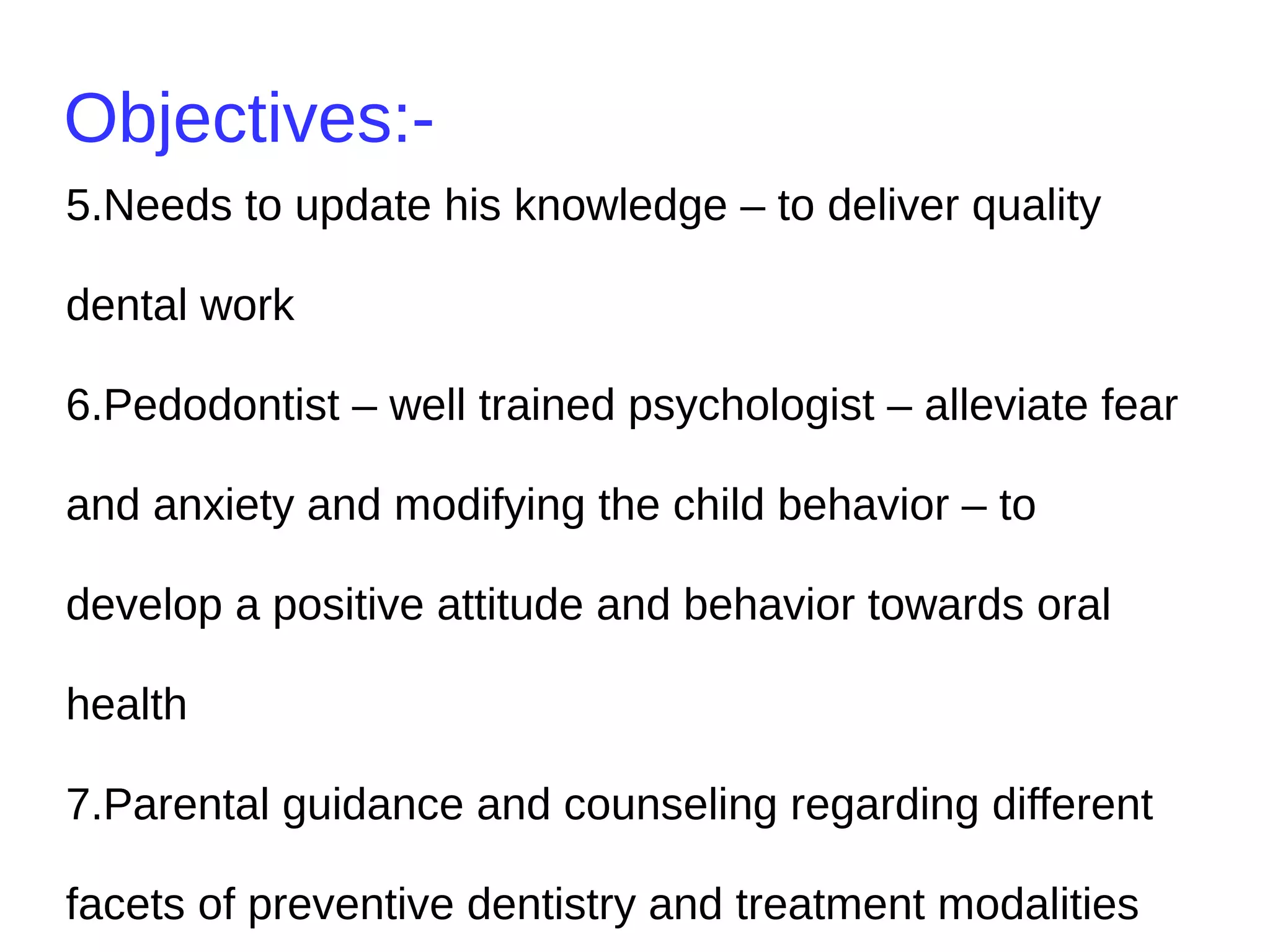 History And Evolution of Pedodontics | ODP