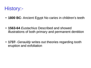 History And Evolution of Pedodontics | ODP | Oral care | Personal Care