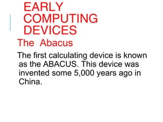 Evolution / history of Computer | PPT