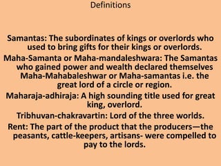 History new kings and kindoms class 7 notes | PPTX
