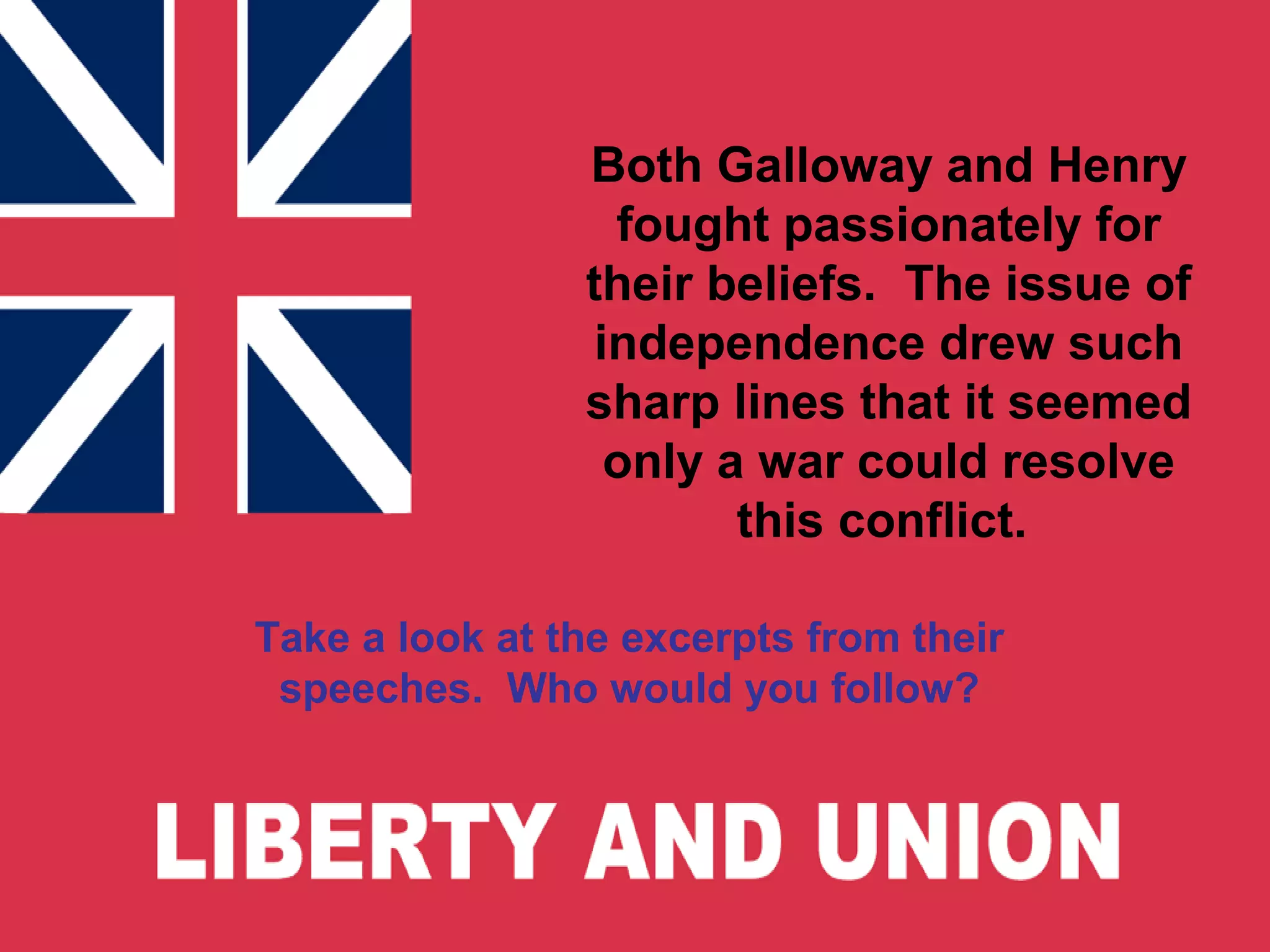 Loyalists vs. Patriots | PPT