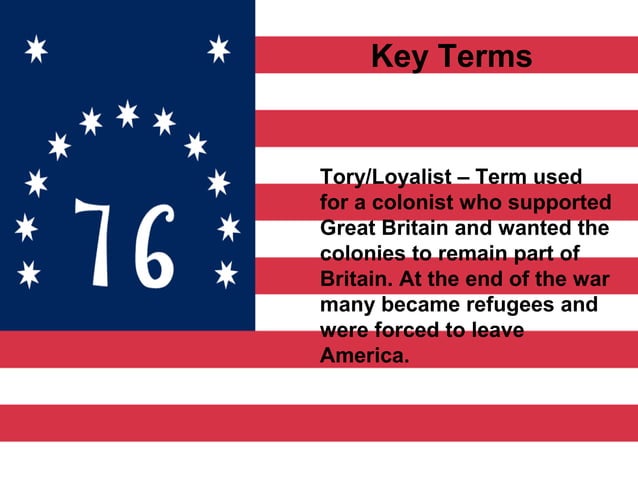 Loyalists vs. Patriots | PPT