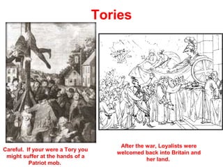 Loyalists vs. Patriots | PPT