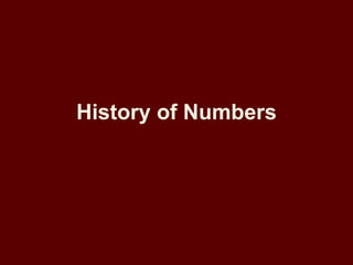 History numbers | PPT