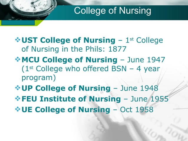 History Nursing of The Philippines | PPT