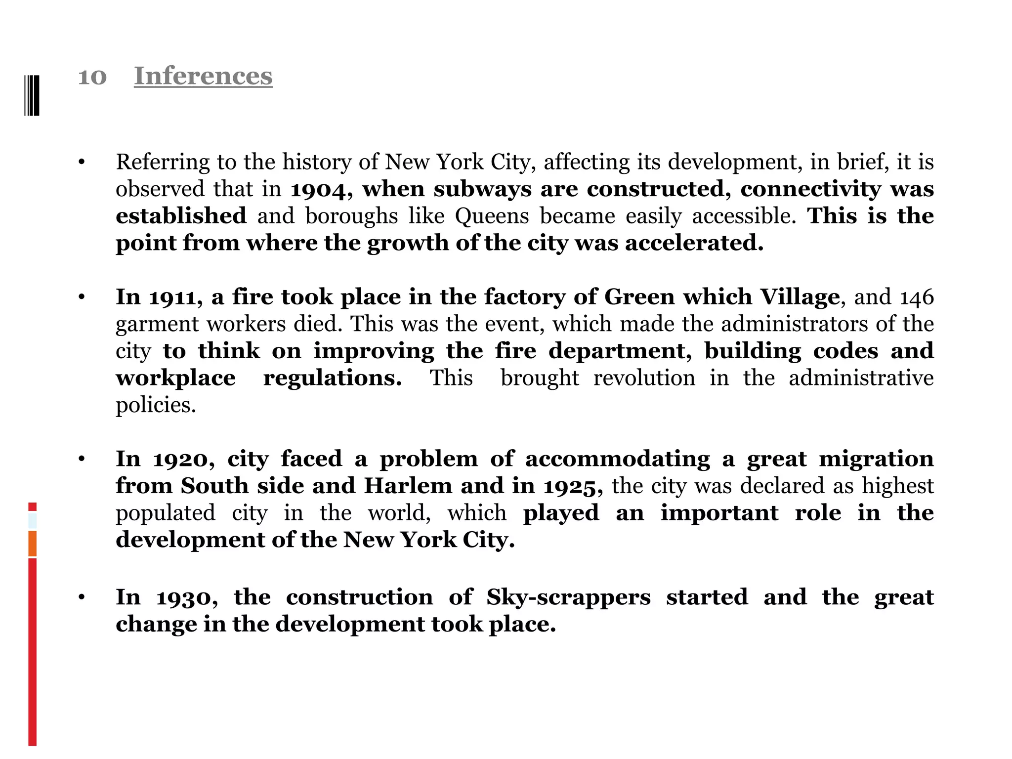 History & Evolution of Cities_A case of New york | PPT