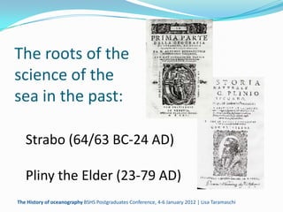 The History of Oceanography | PPTX