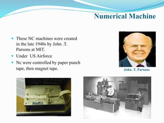 History of Machine Tools | PPTX