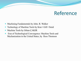 History of Machine Tools | PPTX