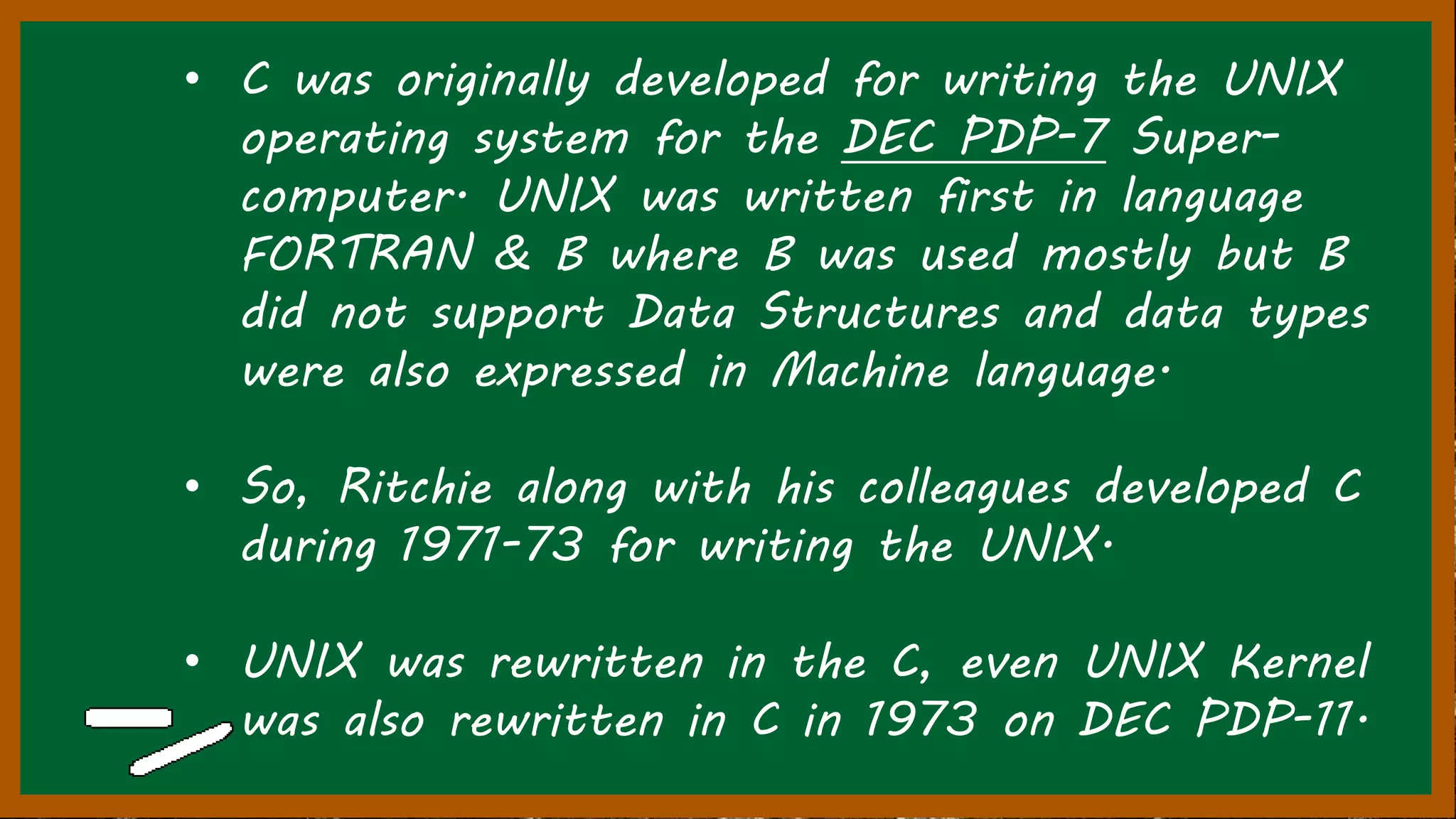 History of C Language | PPTX
