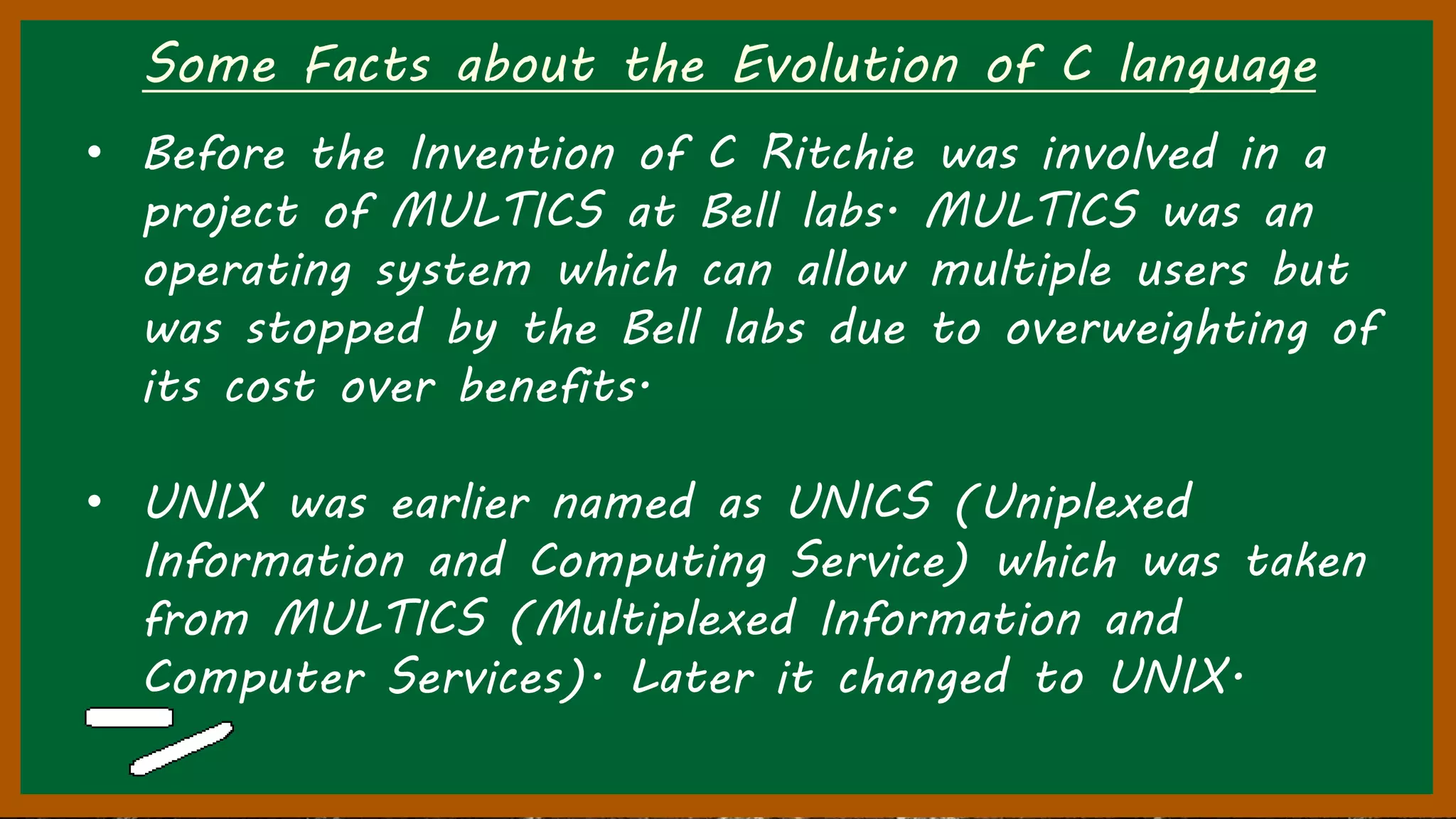 History of C Language | PPTX