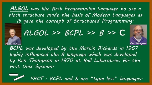 History of C Language | PPTX | Programming Languages | Computing