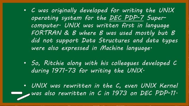 History of C Language | PPTX | Programming Languages | Computing