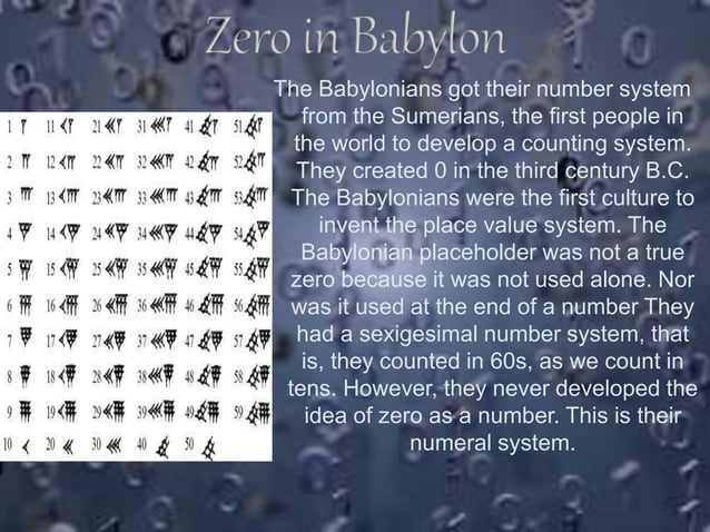 History of Zero - Mathematics | PPTX