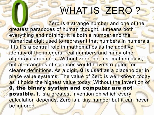 History of Zero - Mathematics | PPT
