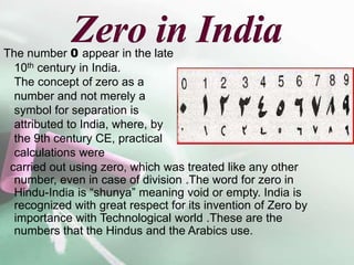History of Zero - Mathematics | PPT