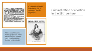 History of abortion in the united states | PPTX