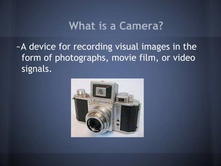 History of a camera | PPTX